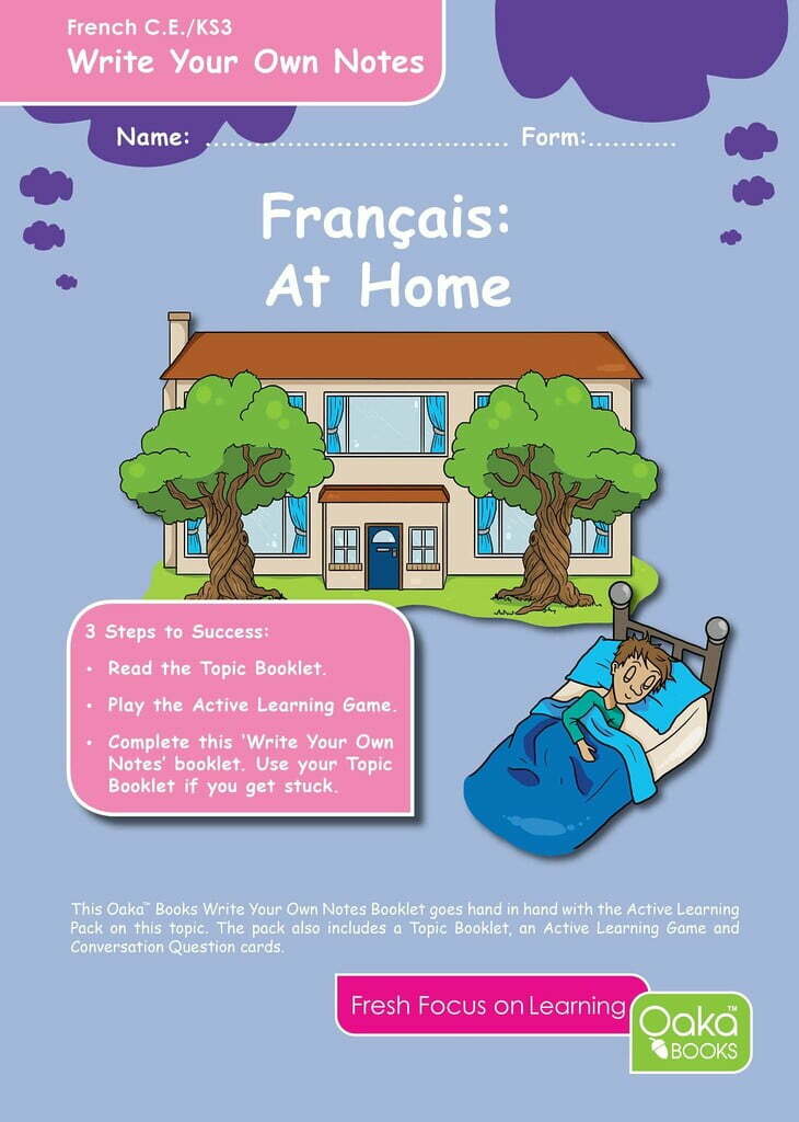 CE KS3 French: At Home | Revision Book | Resources For Dyslexics