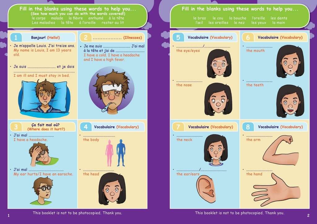 CE KS3 French: Health & Environment | Resources For Dyslexic