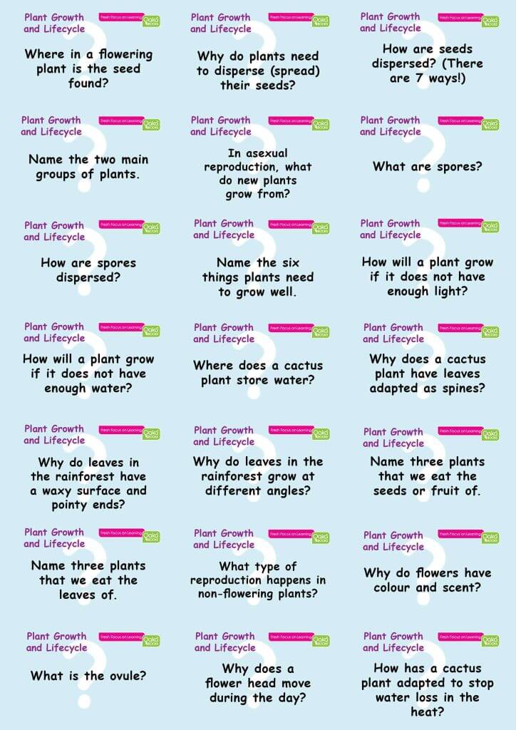 KS2 Biology: Plant Growth & Lifecycles | Resources For Dyslexics