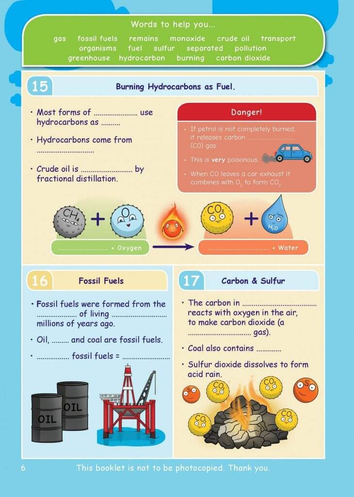 CE KS3 Chemistry: Chemical Reactions | Resources For Dyslexics