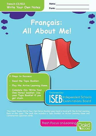 CE KS3 French Revision | Guide Book | Resources For Dyslexics