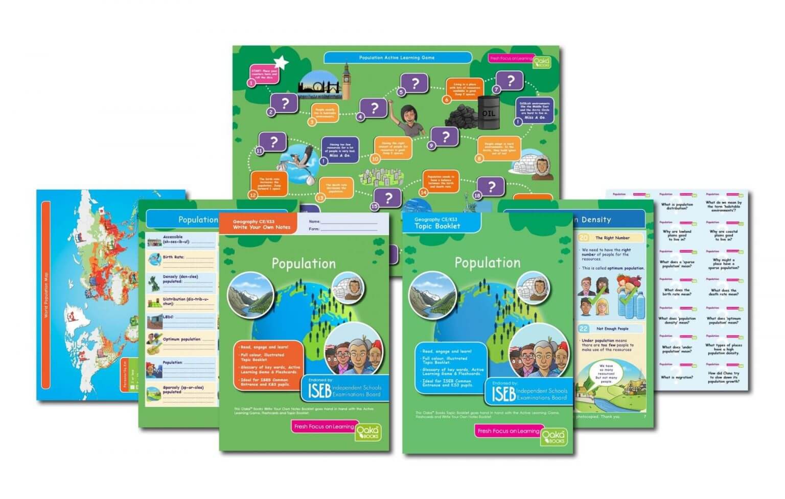 CE KS3 Geography: Population Revision Book | Resources For Dyslexics