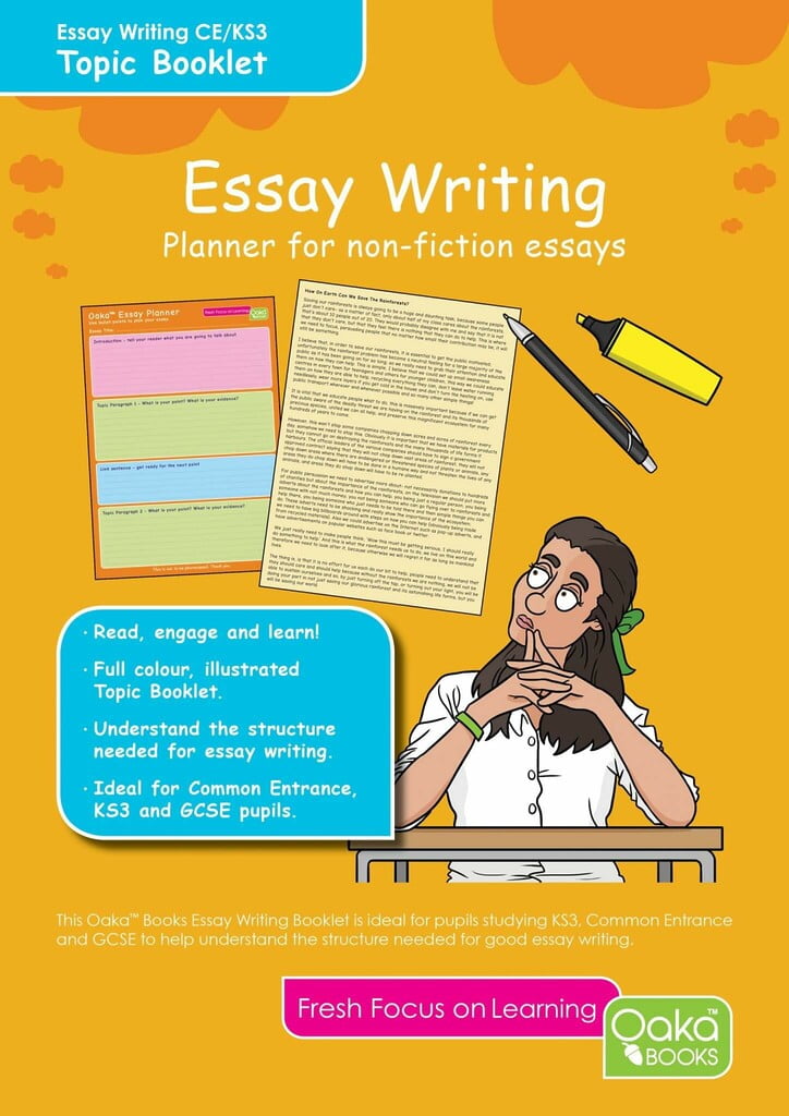 Essay Planner - Colour Coded and Suitable For Dyslexic Learners