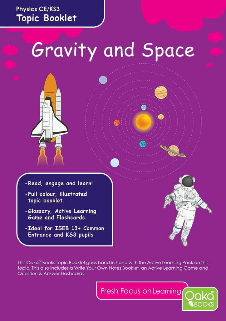 CE KS3 Physics: Gravity and Space | Revision Book | Resources For Dyslexics