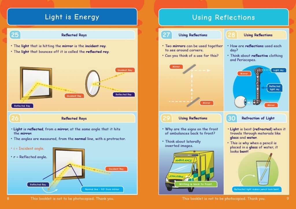CE KS3 Physics: Light | Revision Book | Resources For Dyslexics