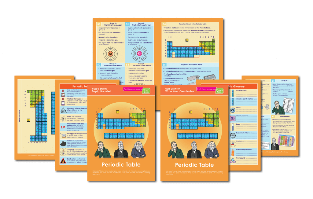 Periodic Table GCSE Chemistry | Revision Books For Dyslexics